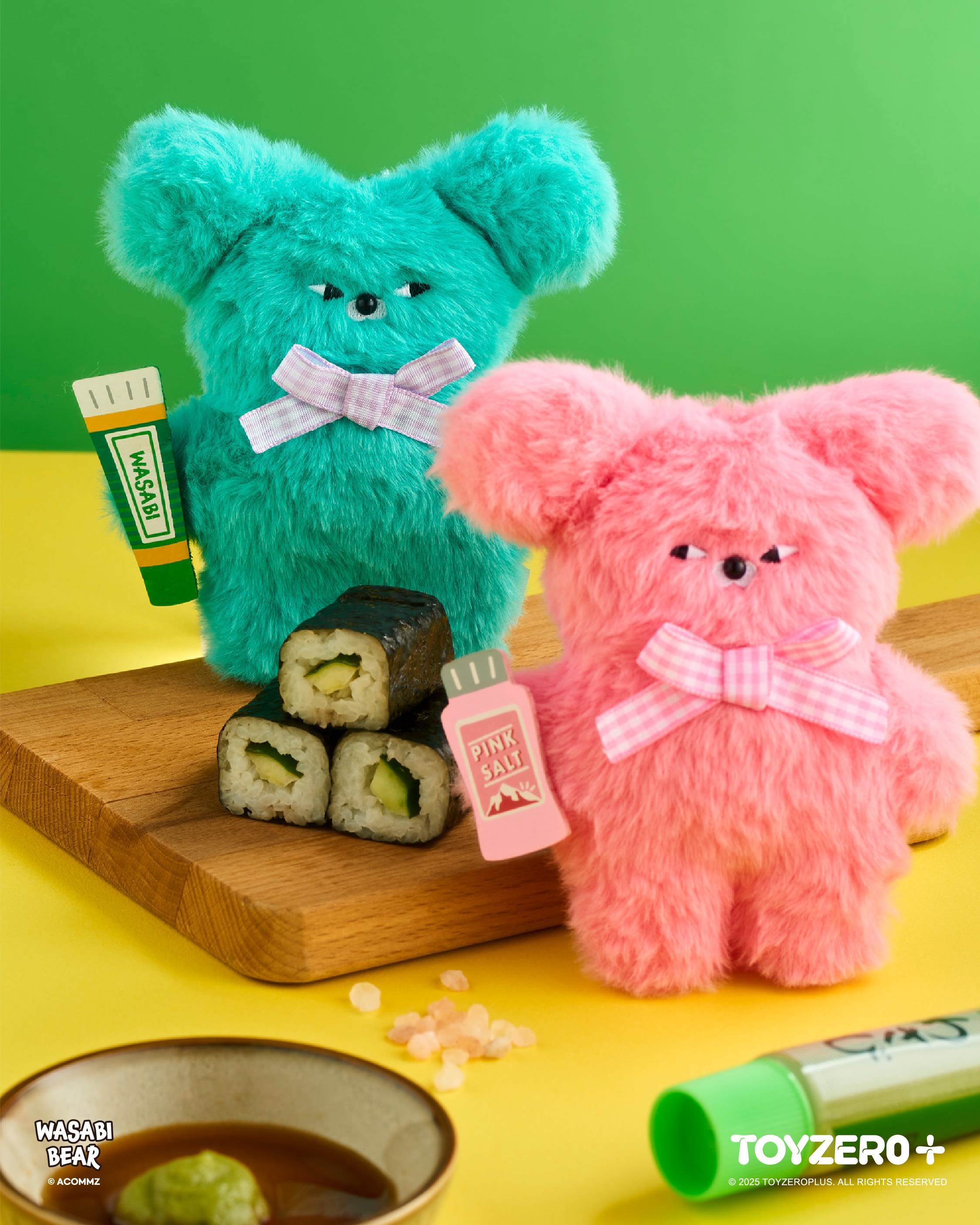 韓國人氣IP「WASABI BEAR芥末熊」9/3全家開賣！跩萌魅力席捲全台！-輕旅行